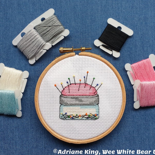 Cross Stitch Pin Cushions Pattern - Etsy