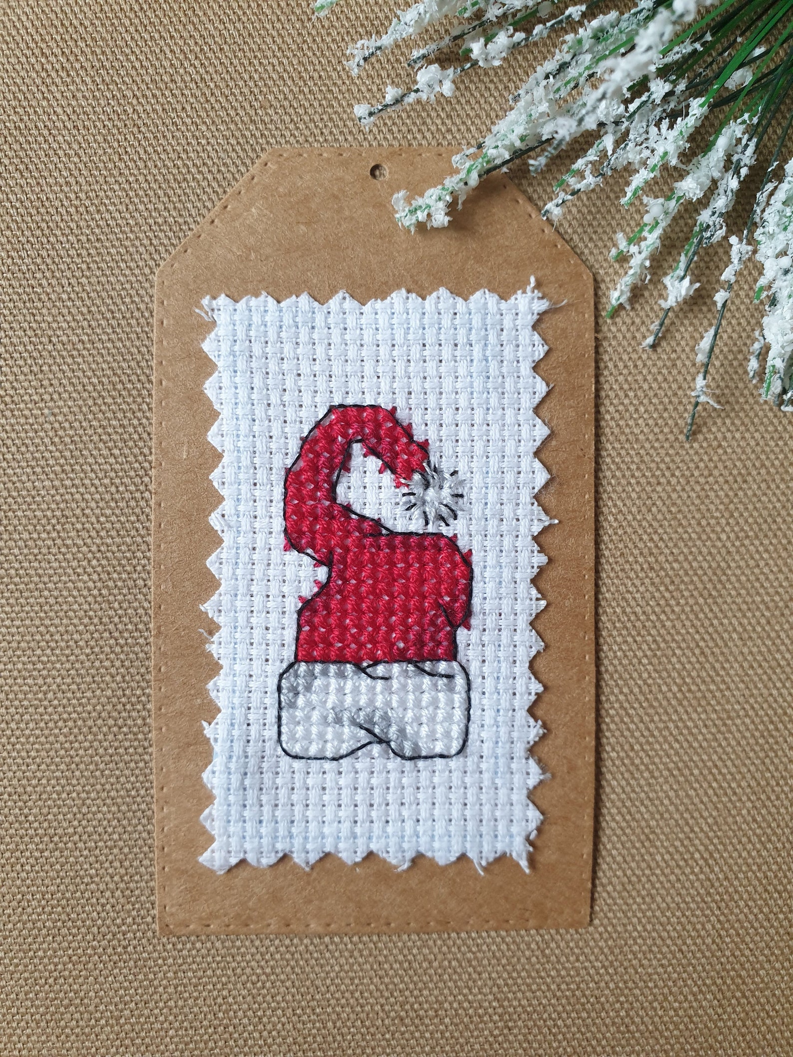 Christmas Tag Cross Stitch Pattern: Set of 4 (PDF Pattern) - Etsy