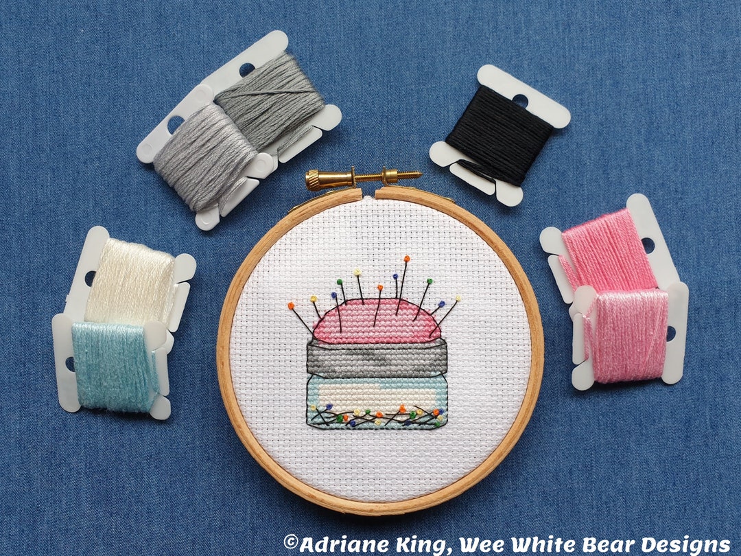 Pin Cushion Cross Stitch Pattern, Instant Download, PDF Pattern - Etsy