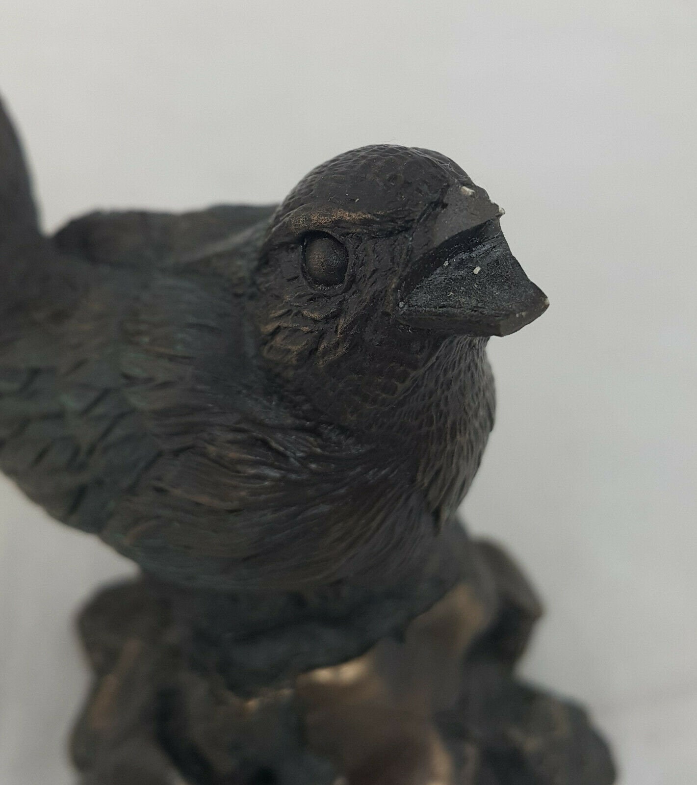 Bronzed Menton Manor Wren/cock M18244 Beak Broken - Etsy UK