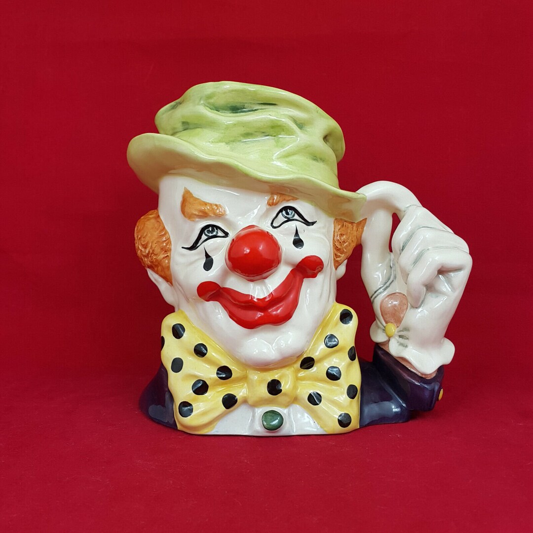 Royal Doulton Character Jug Large Clown D6834 217 RD - Etsy Royal Doulton Character Jug Large Clown D6834 217 RD - Etsy