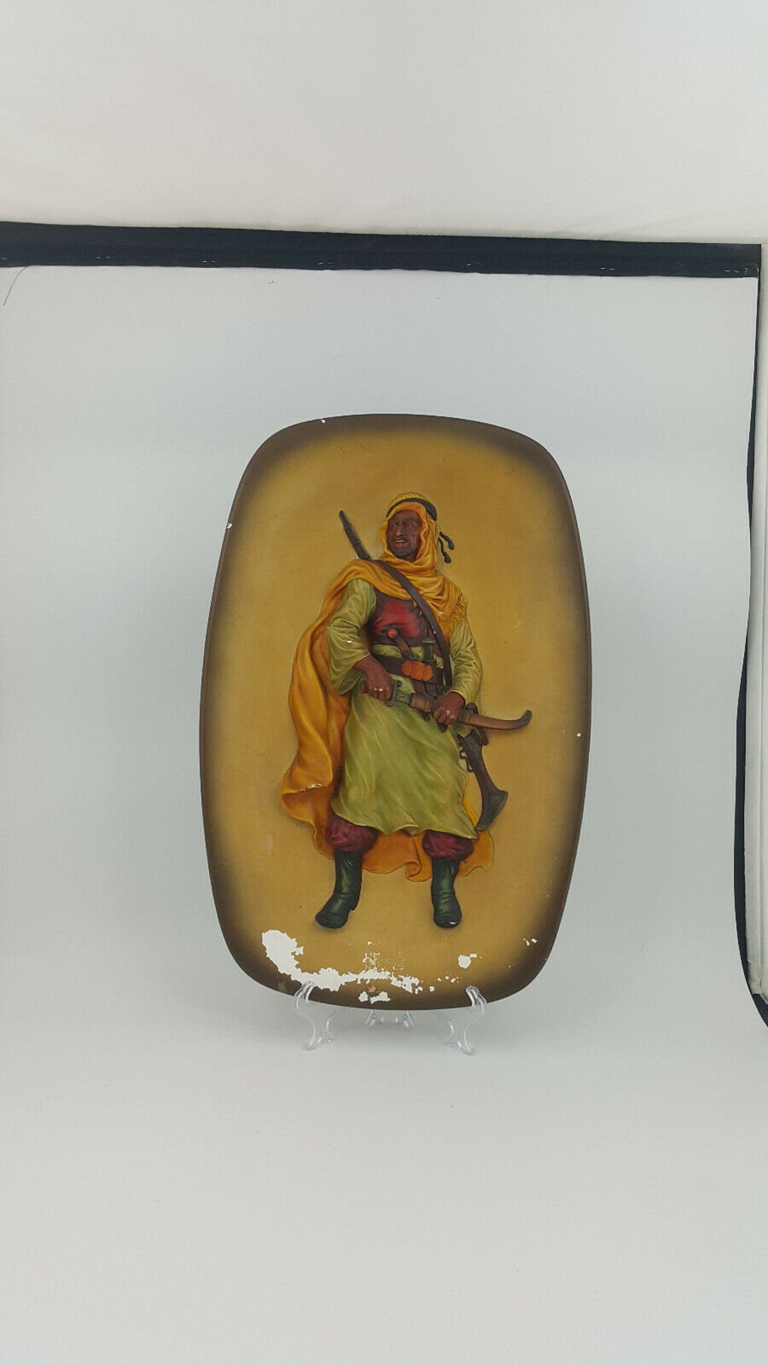 W.H. Bossons Wall Plaques Arab Solider Berber Paint Chips - Etsy