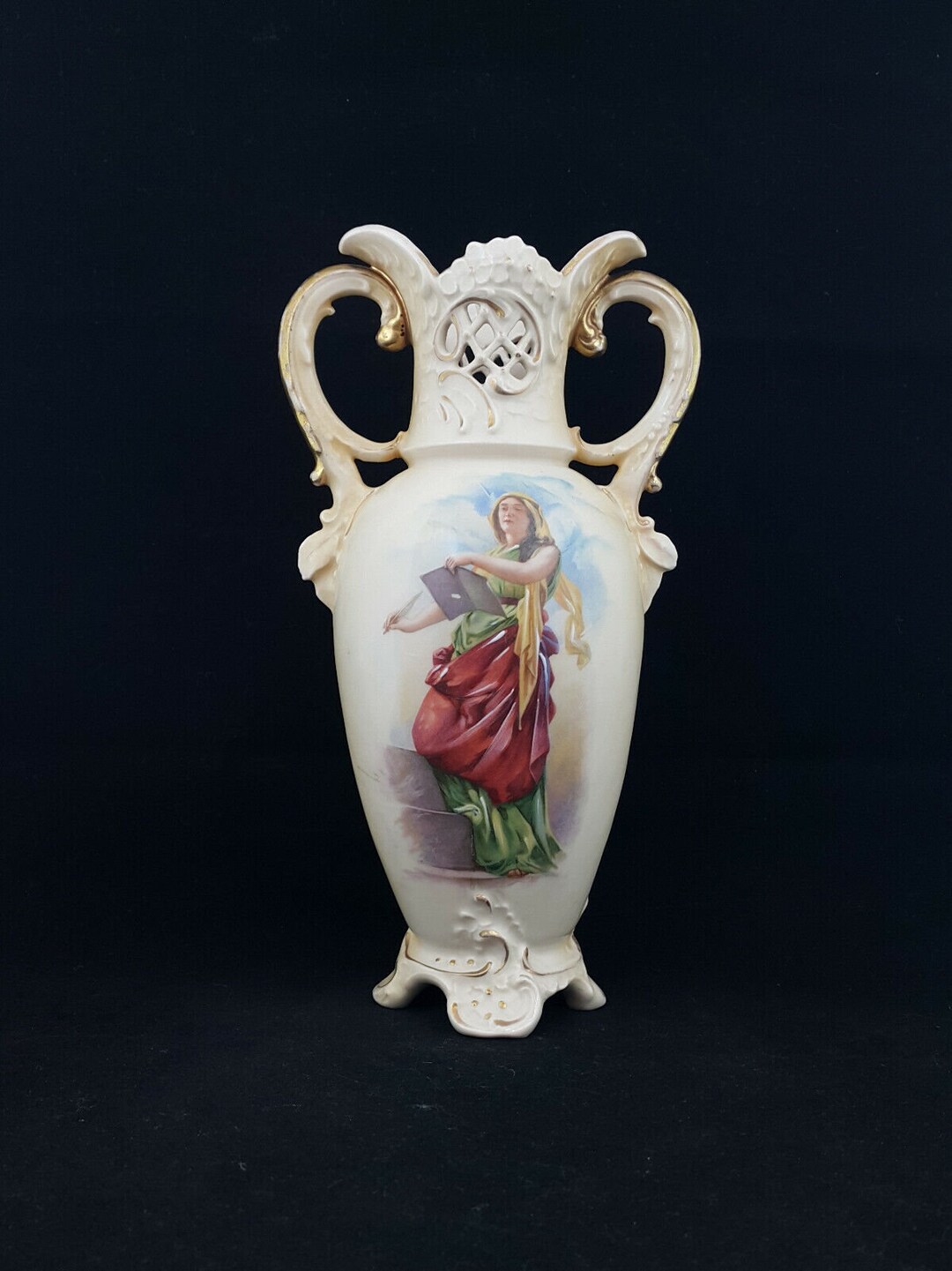 Royal Dux Vase Hand Painted Lady Marks - Etsy