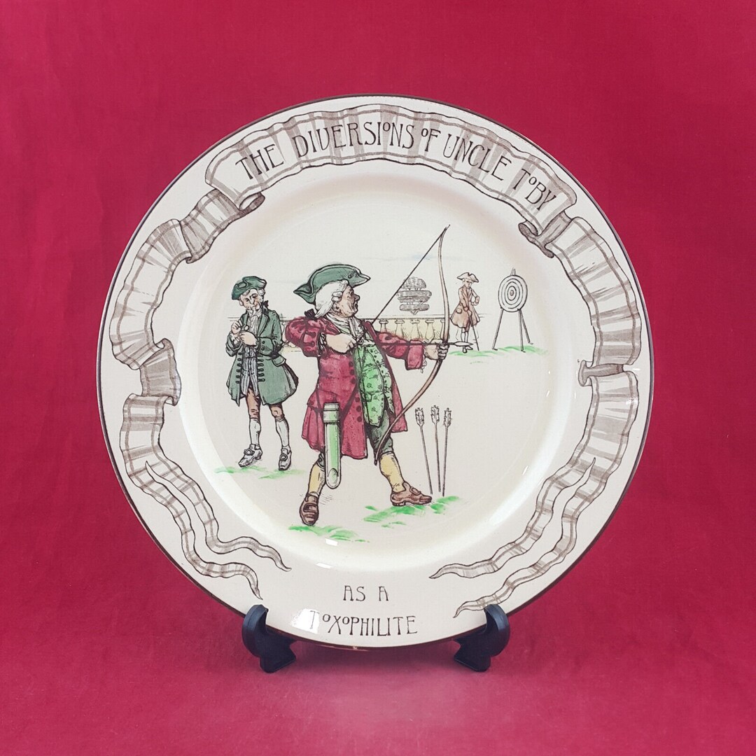 Royal Doulton Uncle Toby Plate Archery D3121 RD 3442 - Etsy