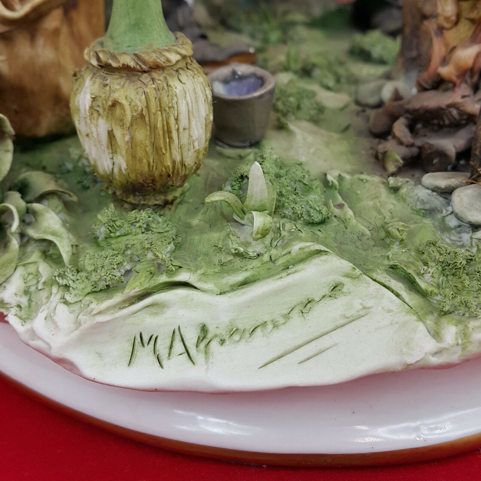 Capodimonte Group Figure Tramps Doing Barbeque heavy - Etsy