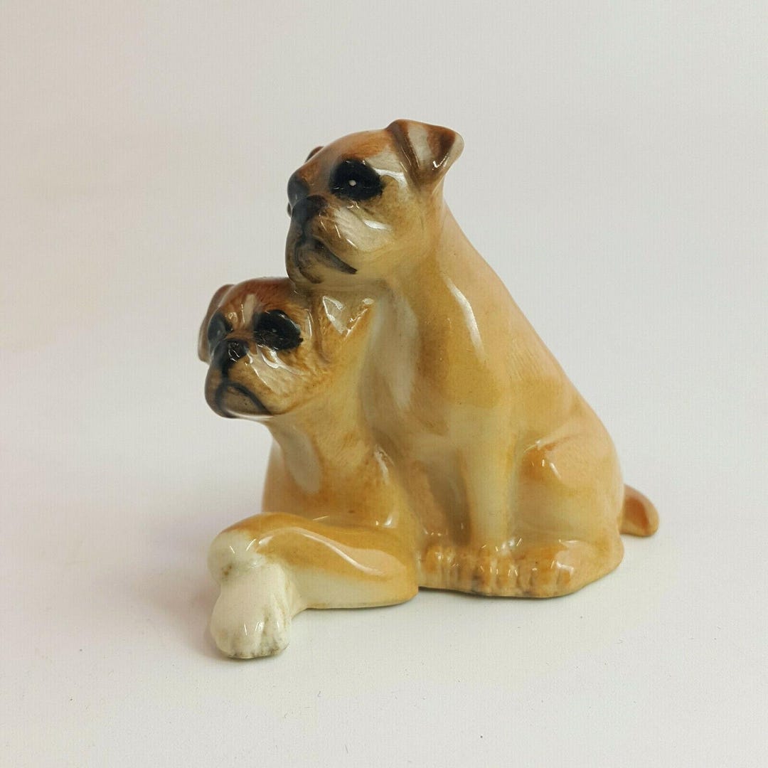 Beswick Boxers one Seated, One Lying Model Number 3475 BSK 857 - Etsy