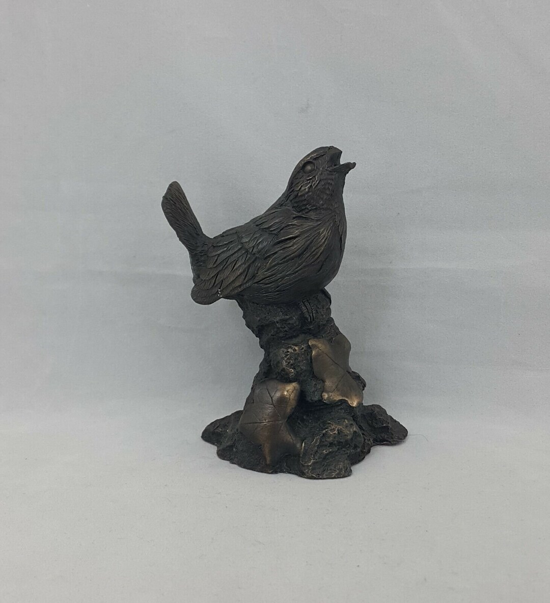 Bronzed Menton Manor Wren/cock, M18244 Beak Broken - Etsy