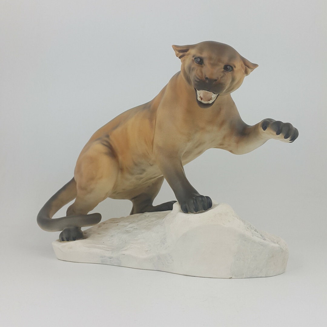 Beswick Puma on Rock 1702 574 BSK - Etsy Australia