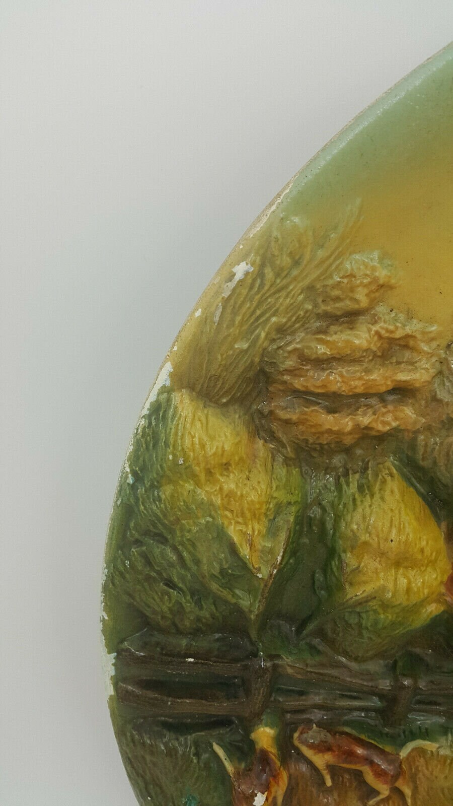 W.H. Bossons Wall Plaques Hunting Scene Paint Chips | Etsy