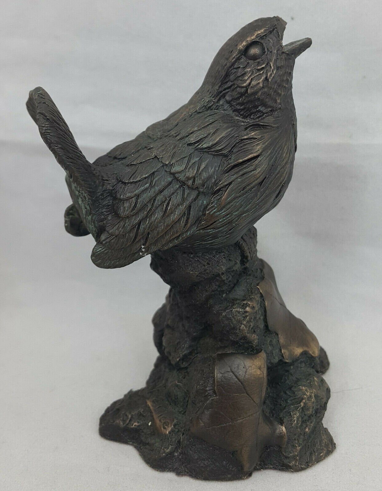 Bronzed Menton Manor Wren/cock M18244 Beak Broken - Etsy UK