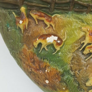 W.H. Bossons Wall Plaques Hunting Scene Paint Chips | Etsy