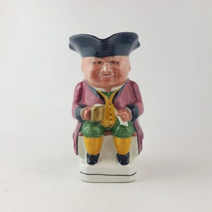 Tony Wood Staffordshire Toby Jug red Jaacket OP 2545 - Etsy
