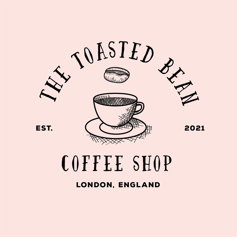 Premade Coffee Shop/cafe Business Logo Design Small Coffee Business ...