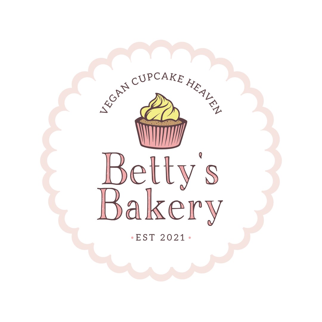 Premade Feminine Bakery Logo Design | Cake & Cupcake Business Branding ...