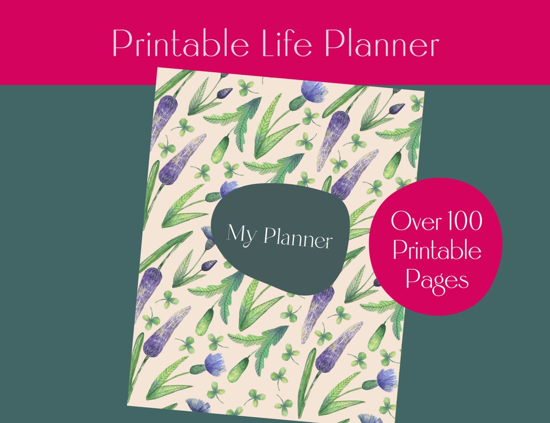 Printable Planner | Printable Productivity Planner | Daily Planner ...