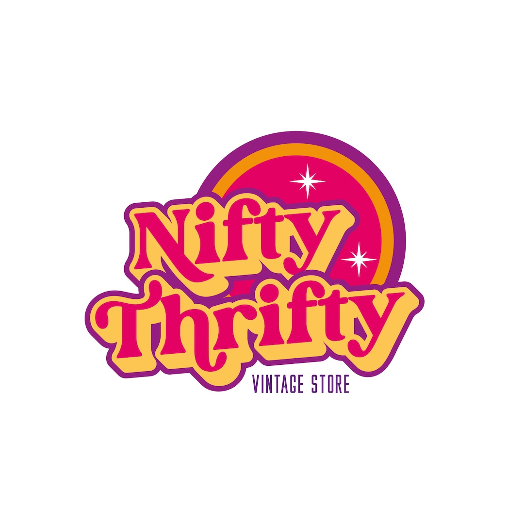 Premade Retro 70s Style Logo Design, Seventies Logo, Vintage Business ...