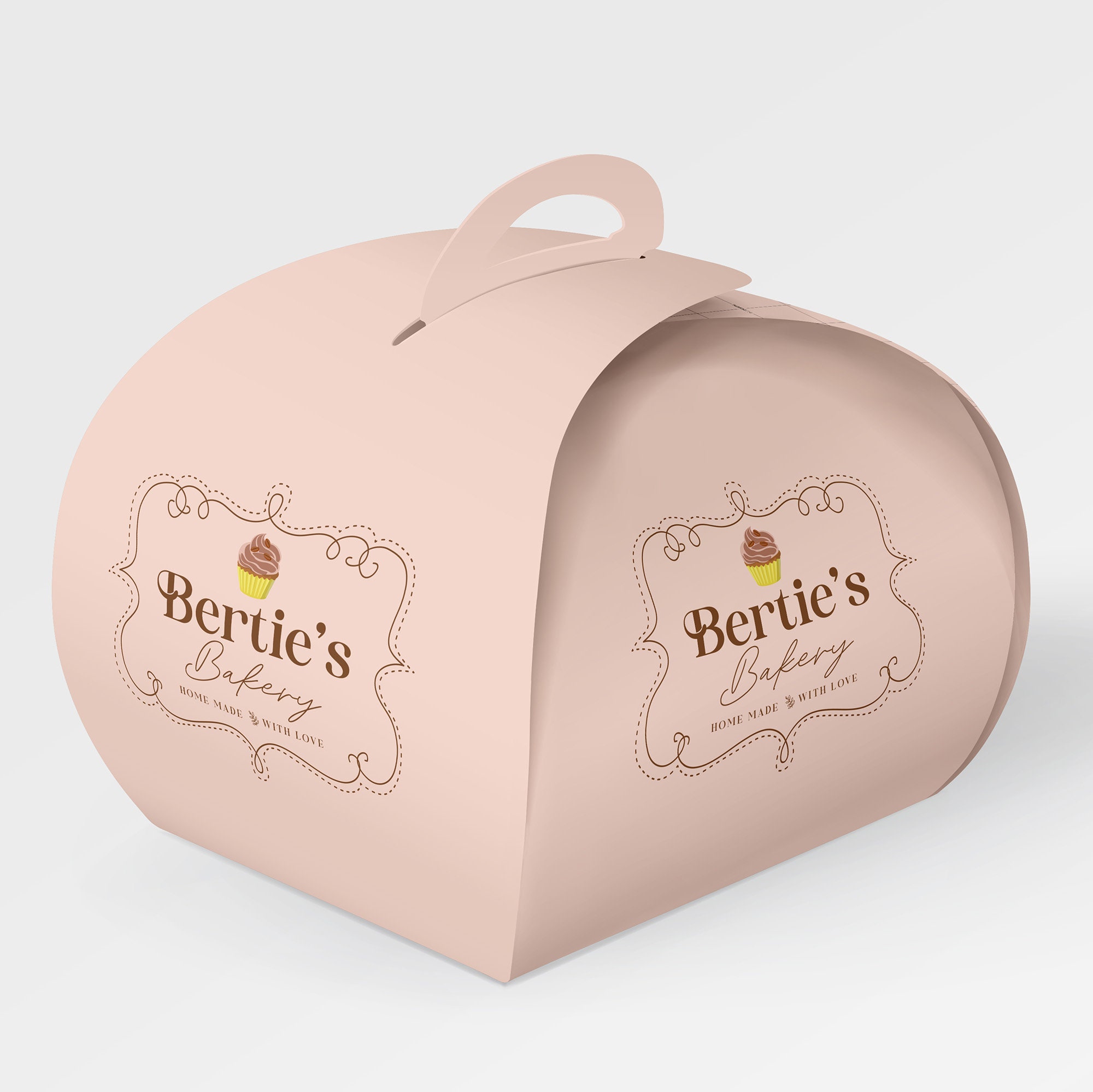 Premade Feminine Bakery Business Logo Design | Cakerie & Baker Business ...