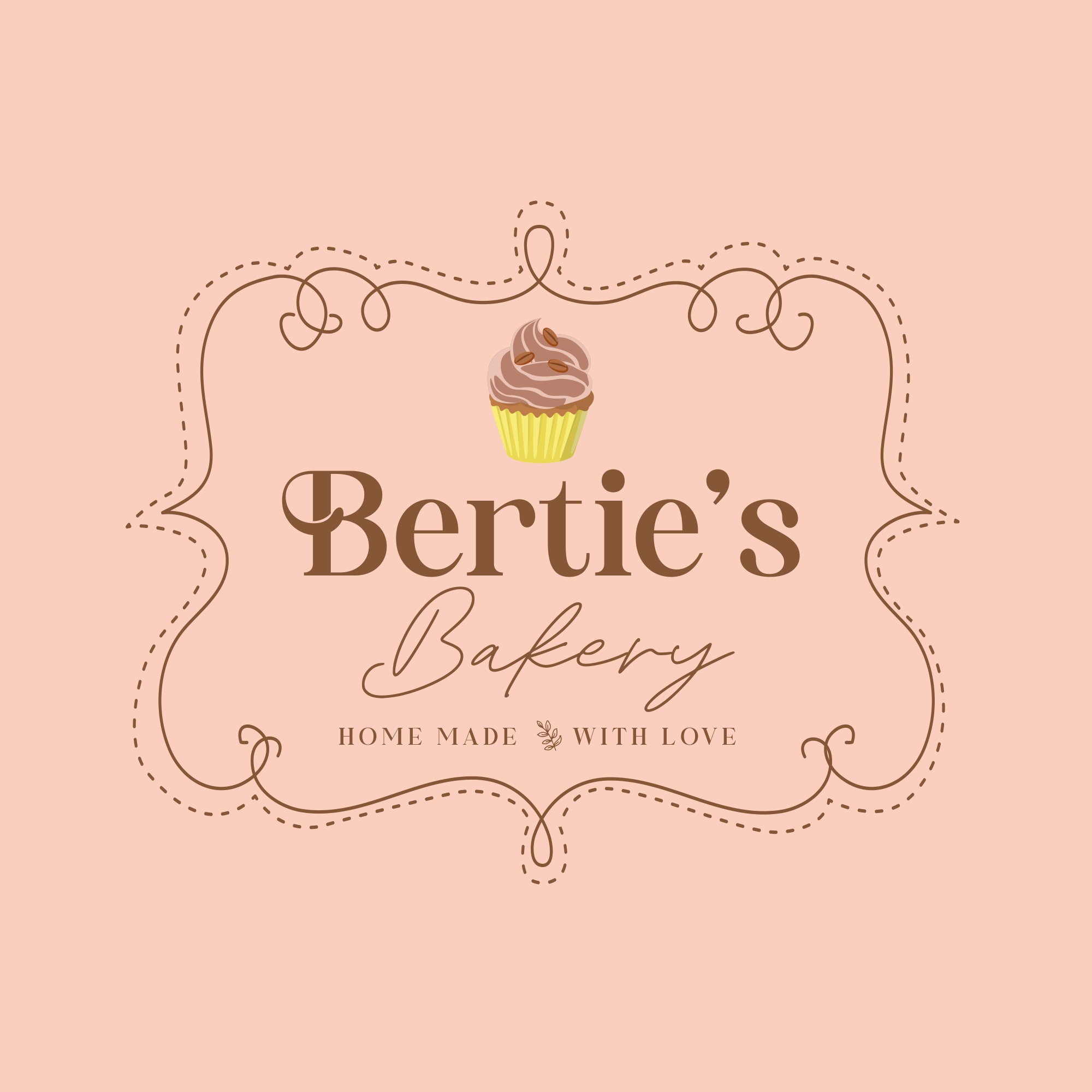 Premade Feminine Bakery Business Logo Design | Cakerie & Baker Business ...