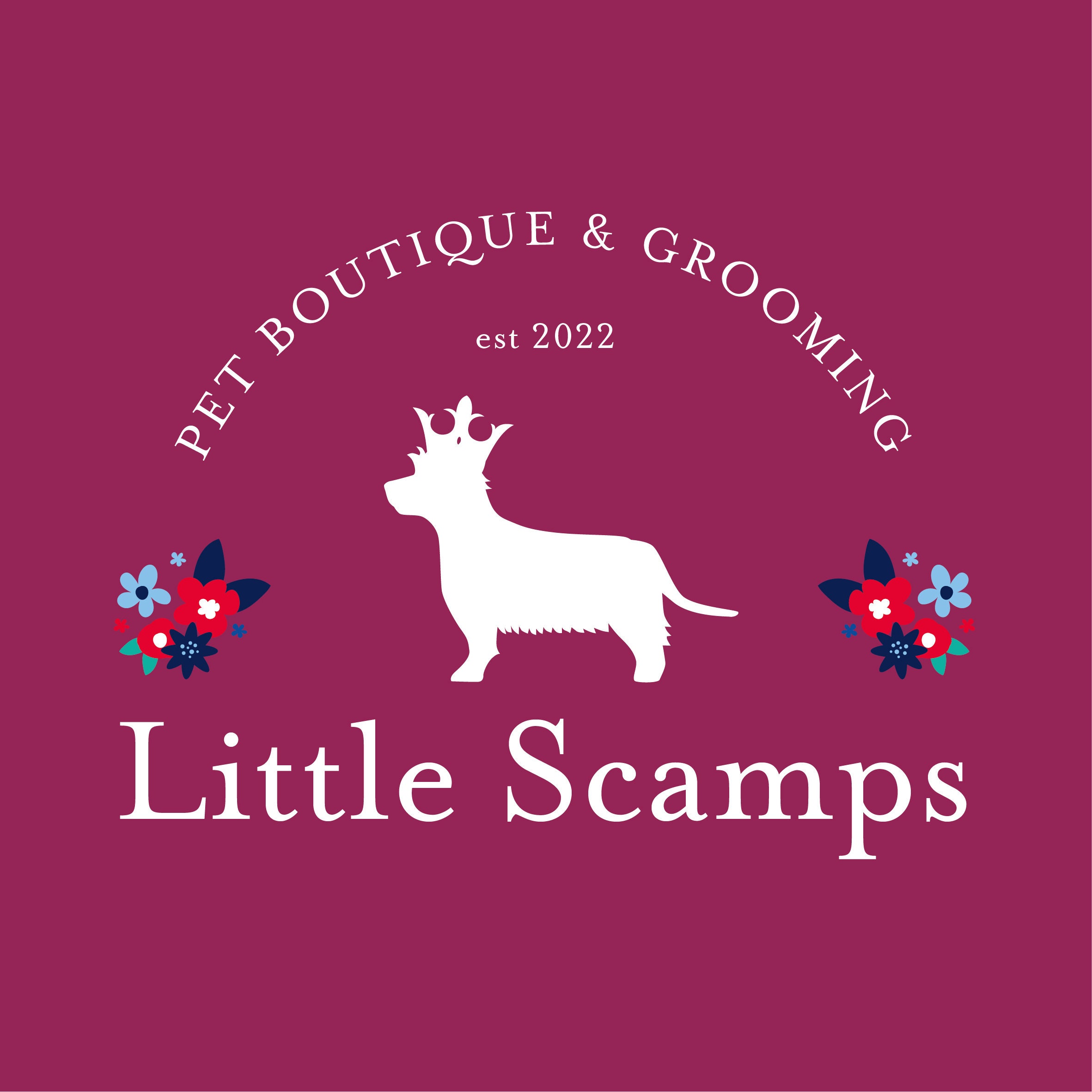 Premade Dog Grooming & Dog Boutique Logo Design Pet Boutique Logo Dog ...