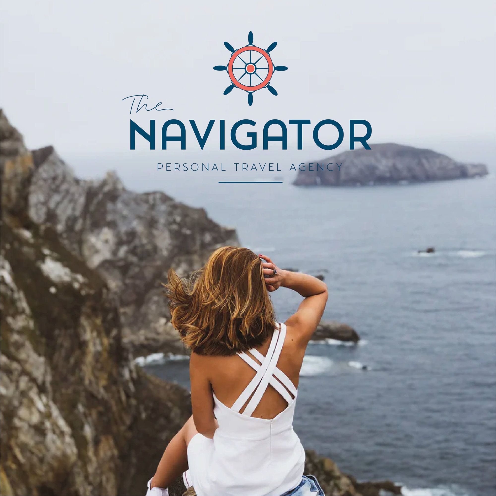 Premade Travel Agent Logo Design | Nautical Travel & Cruise Agent Logo ...