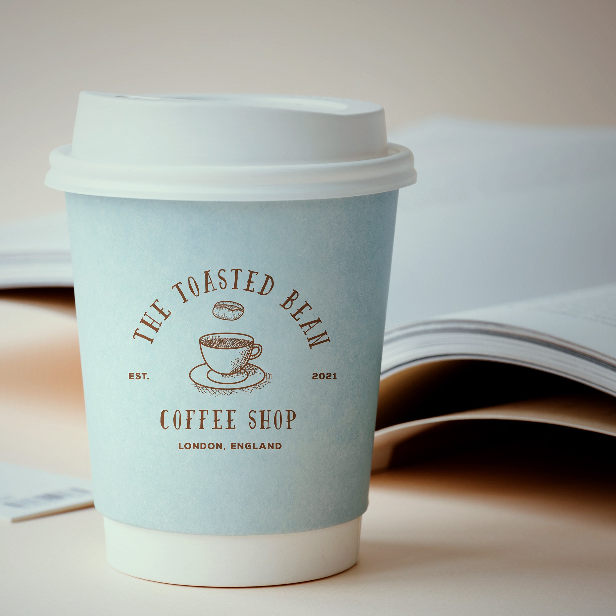 Premade Coffee Shop/cafe Business Logo Design | Small Coffee Business ...