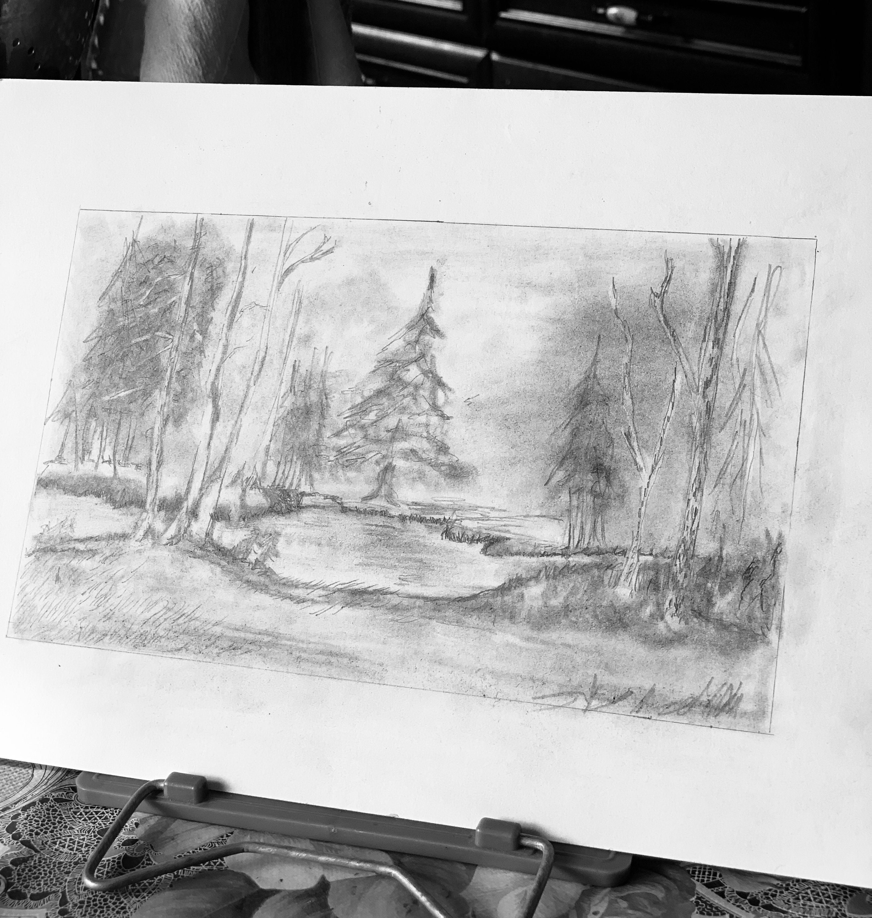 Beautiful Pencil Drawings Of Nature Scenes