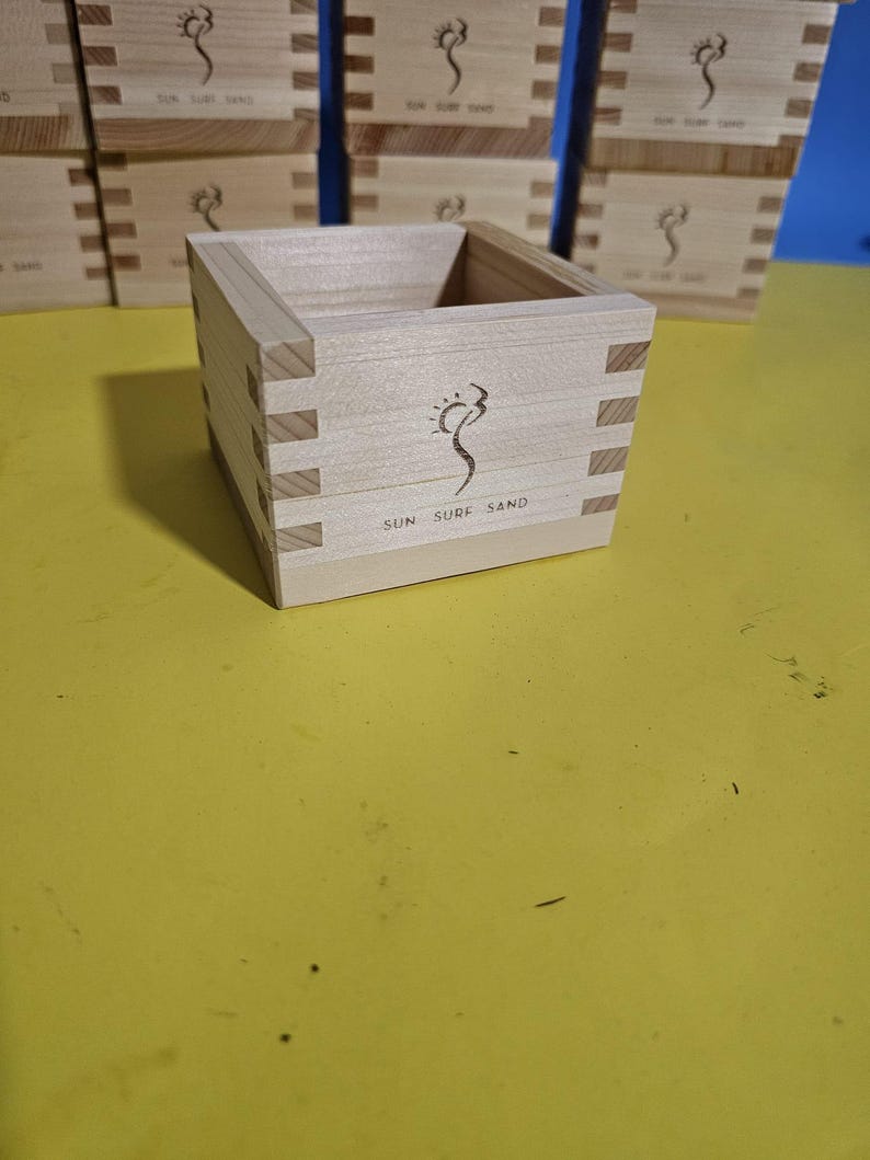 Laser Engraved Sake Masu Wooden Boxes, Japan, Japanese, Sake, Masu ...