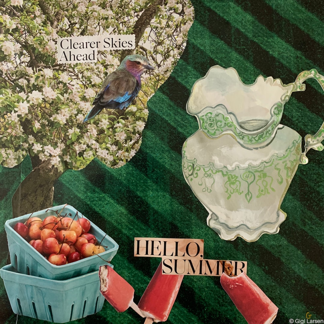 Hello Summer Collage - Etsy