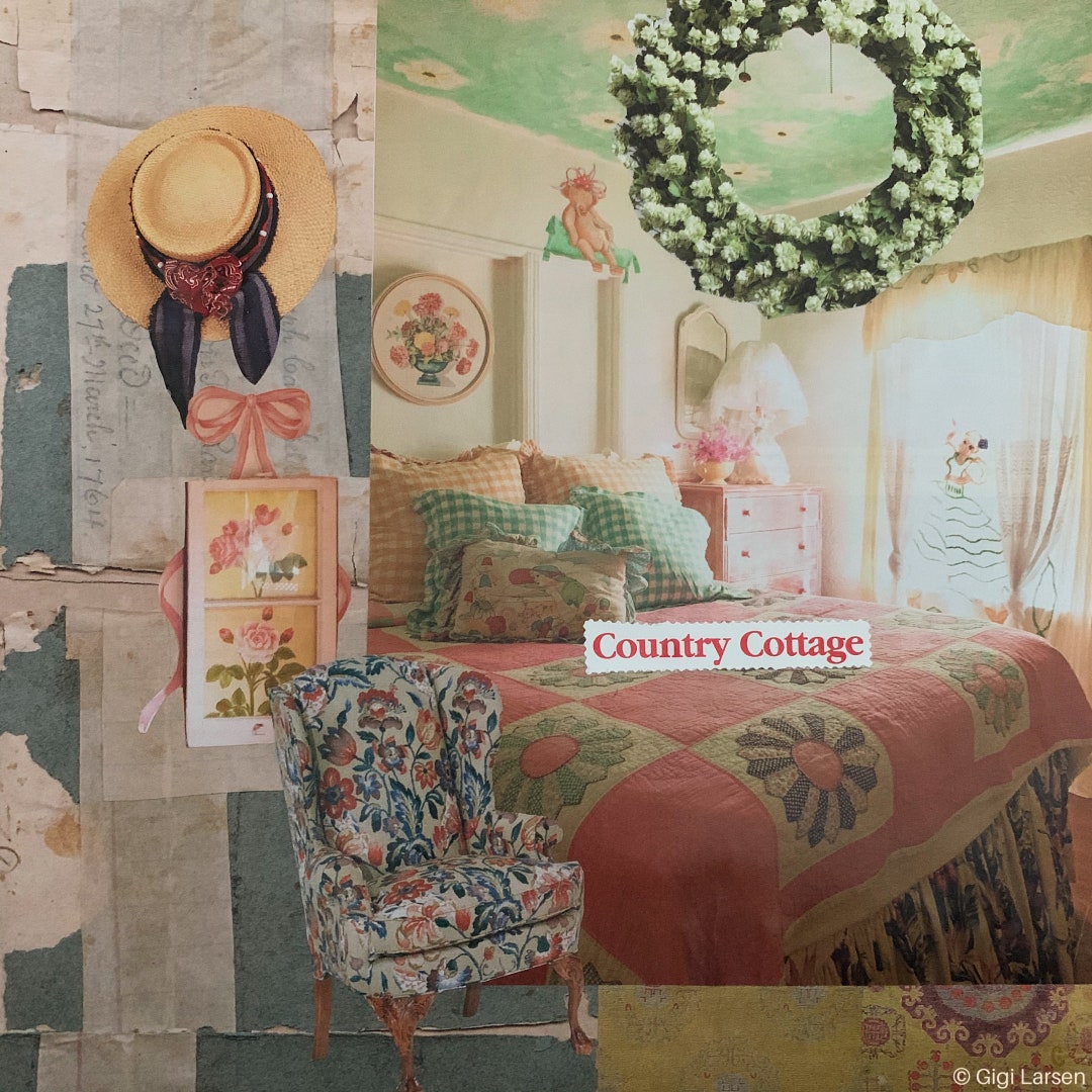 Country Cottage Collage - Etsy