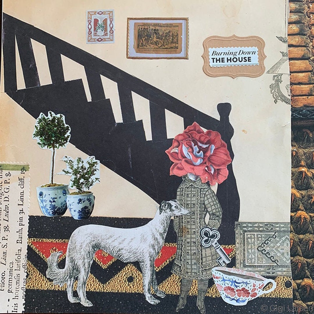 Collage - Burning Down the House - Etsy