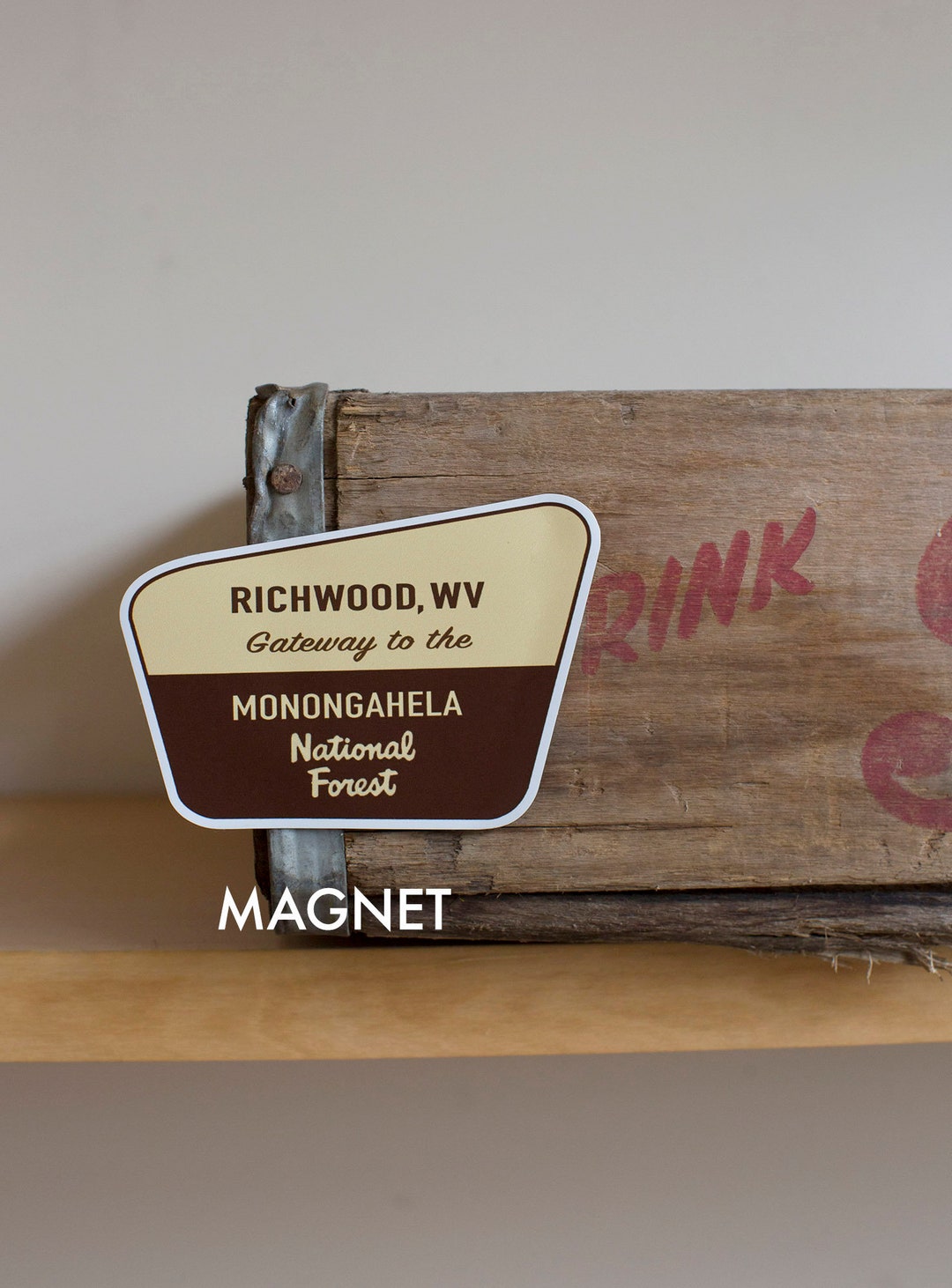 Monongahela National Forest Magnet WV Nature Vinyl - Etsy