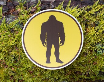 Holographic Sasquatch Bigfoot Sticker - Etsy
