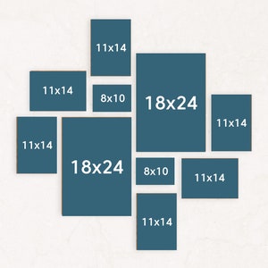 Names of God, Gallery Wall Set, Hebrew, El Shaddai, Adonai, Jehovah, El ...