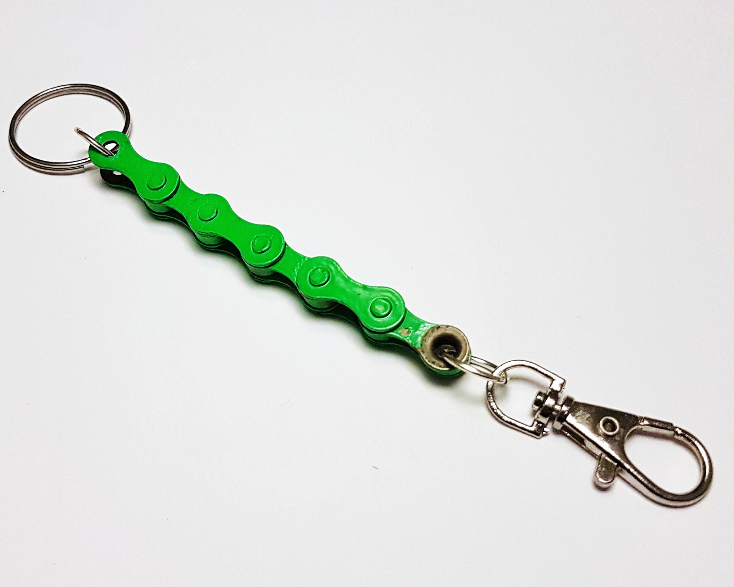 Recycled Bike Chain Keyring - Etsy
