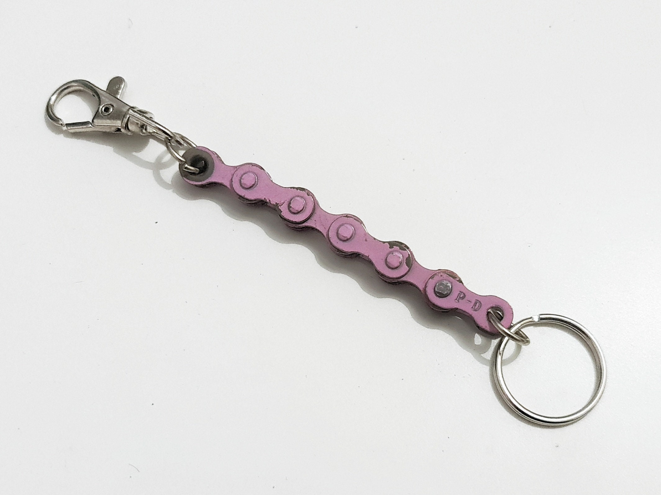 Recycled Bike Chain Keyring - Etsy