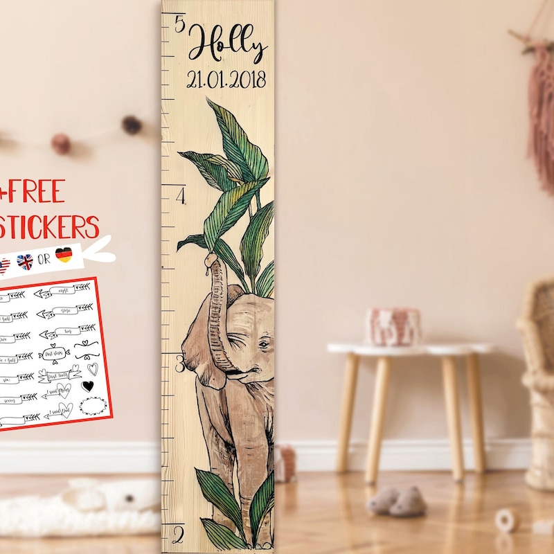 Elephant Growth Chart - Etsy