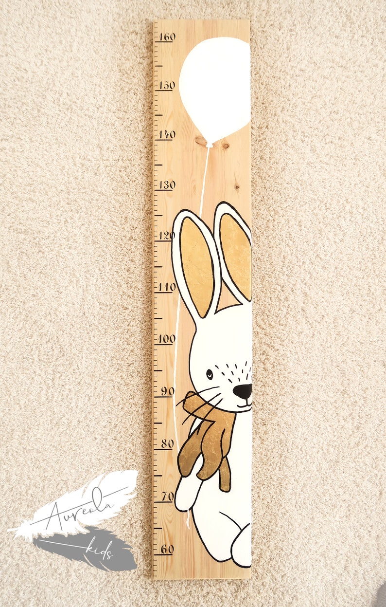 Baby Rabbit Growth Chart Counted Bunny Pattern
