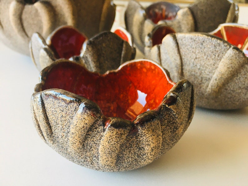 Small Red Bowl From Ruby Collection - Etsy