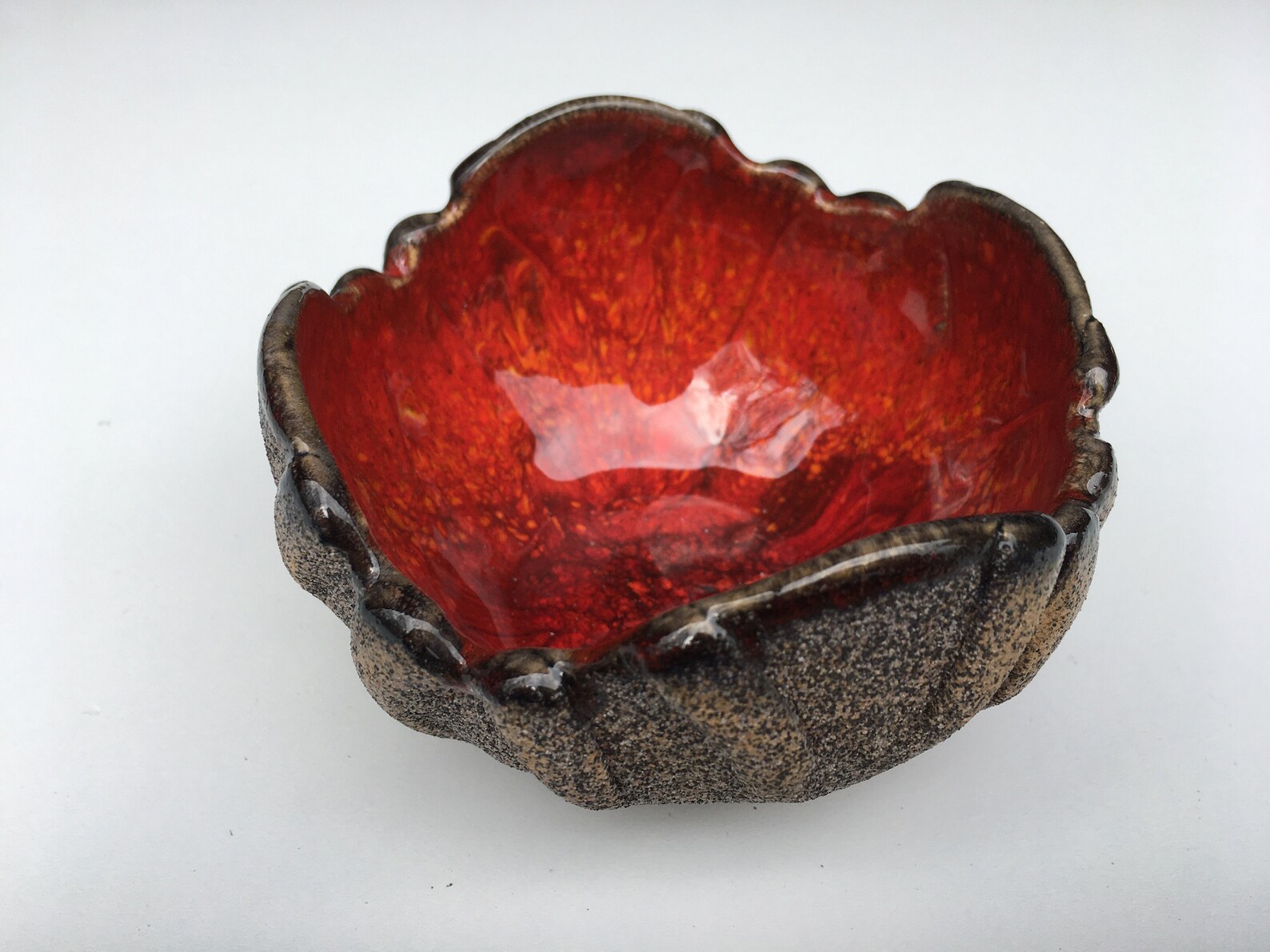 Small Red Bowl From Ruby Collection - Etsy