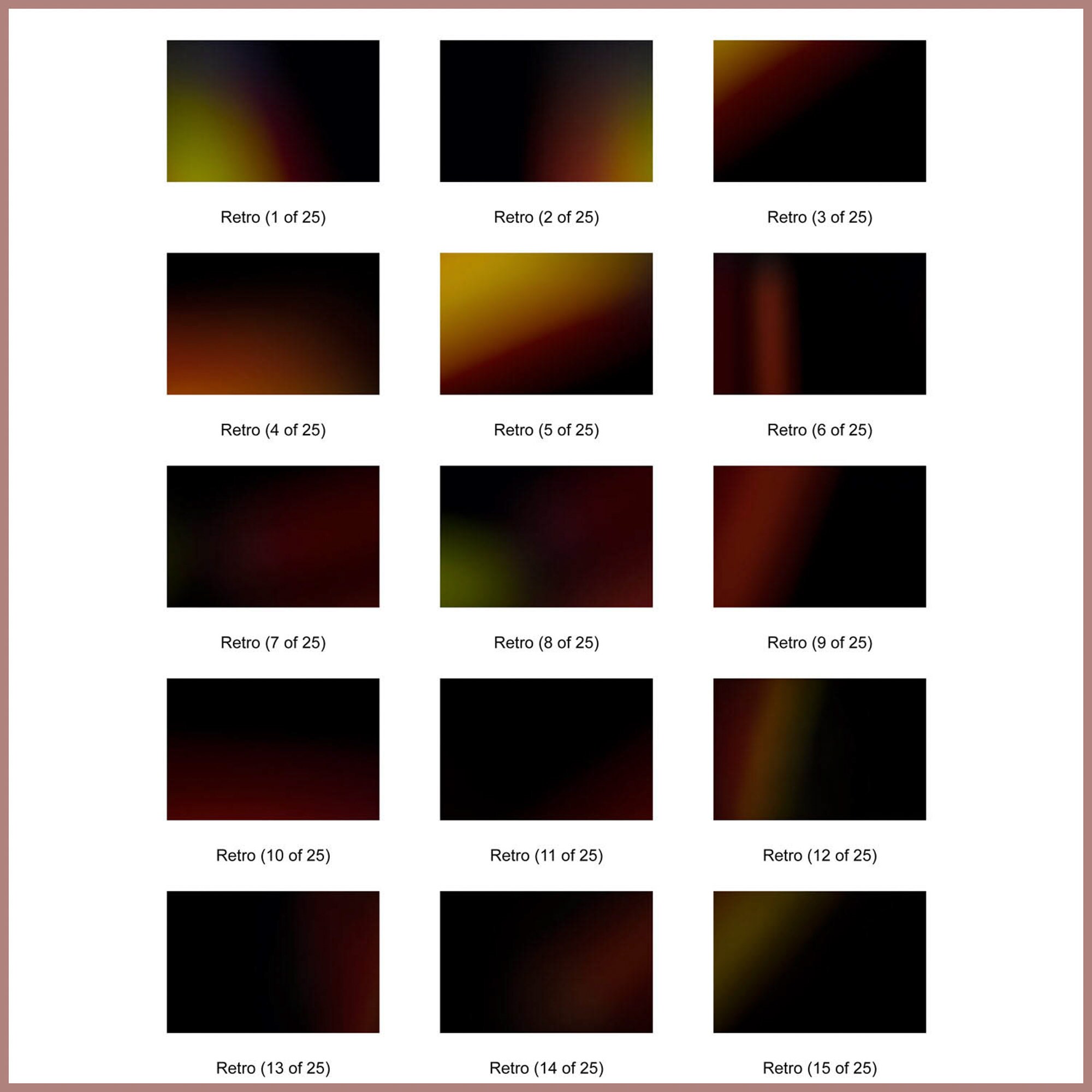 RETRO - 25x Vintage PNG Overlays for Photoshop | Filters | Photography ...