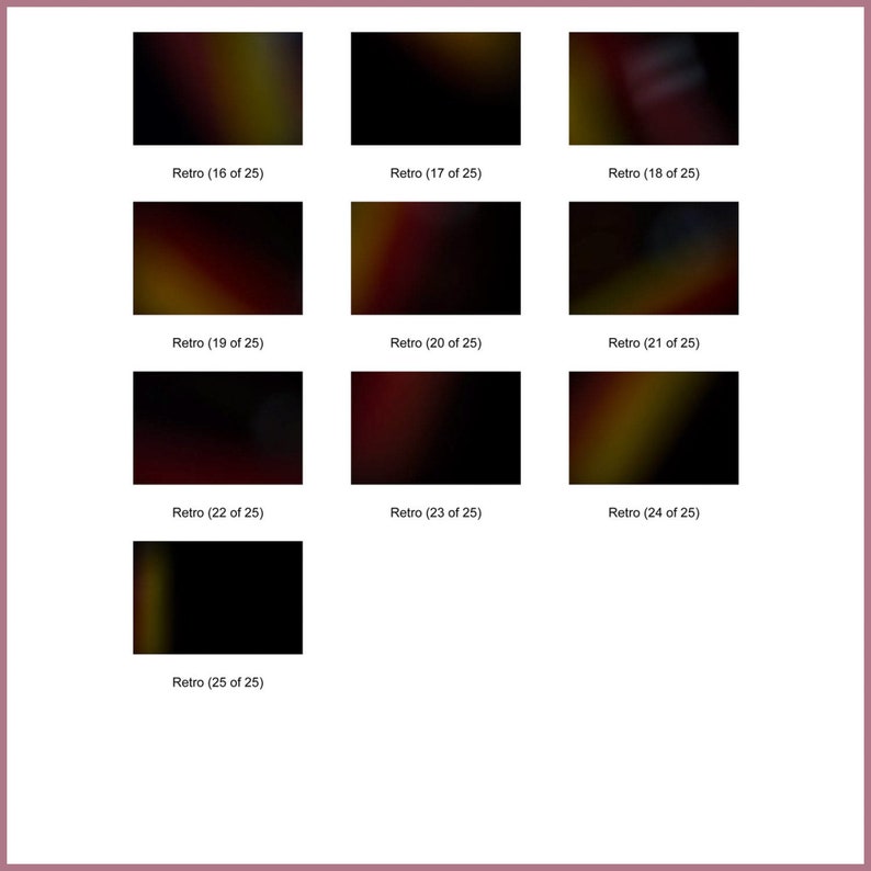 RETRO - 25x Vintage PNG Overlays for Photoshop | Filters | Photography ...