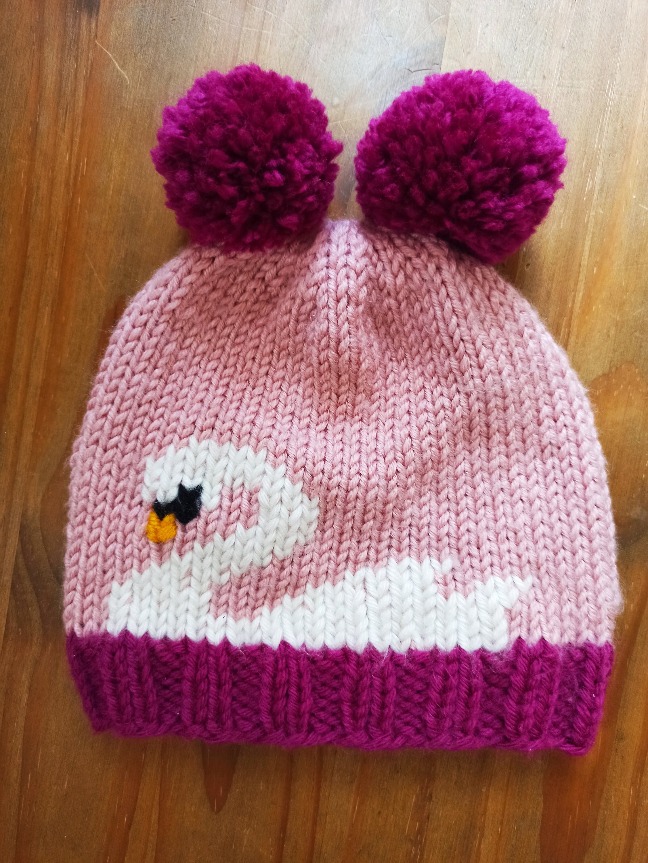 Winter Child Hat Swan Bird Soft-touch Colorful - Etsy UK