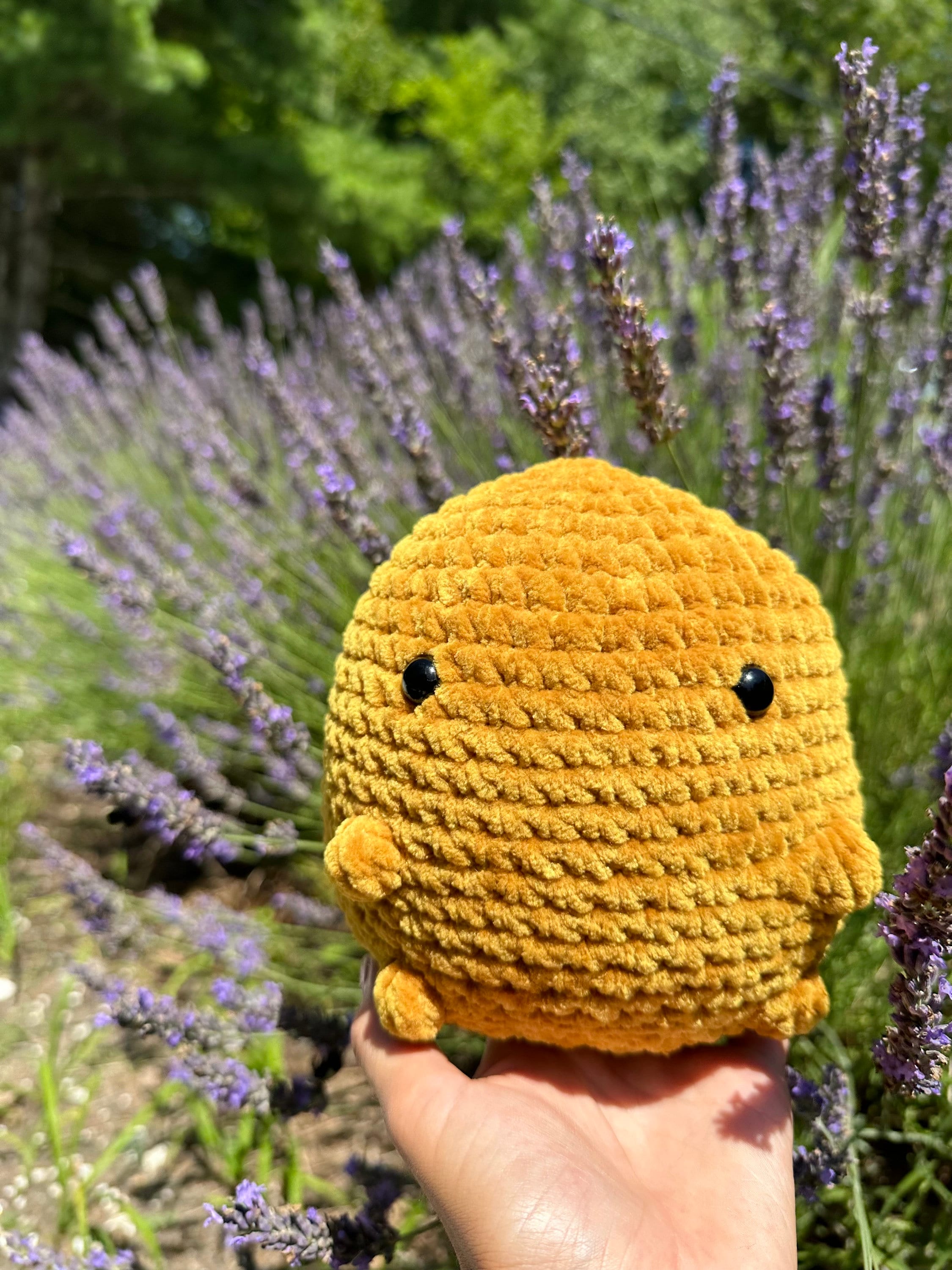 Golden Nugget Chubby Plush Toy Crochet Stuffed Toy Stress Ball Crochet ...