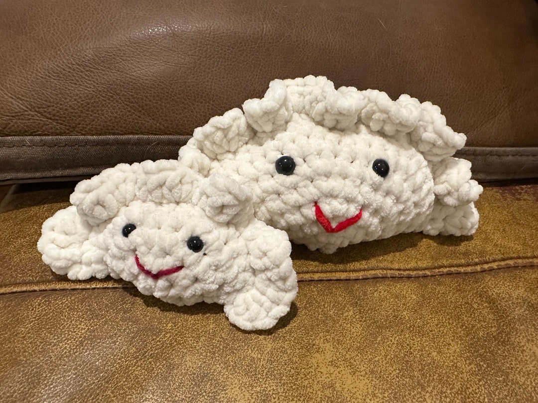 Dumpling Stuffed Plushie | Hand Crocheted | Kids Gift | Crochet Plush ...