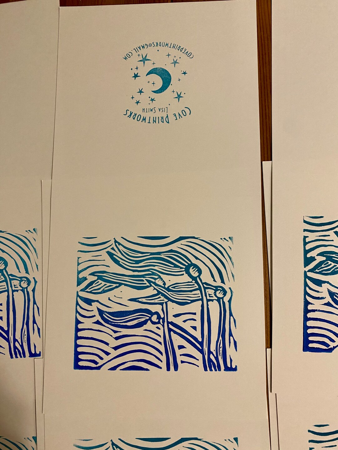 Pack of 4 - Bull Kelp Cards (blank Inside With Envelope) - Etsy