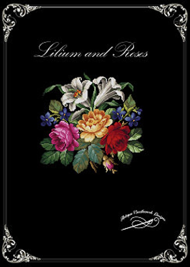 Lilium and Roses - Etsy