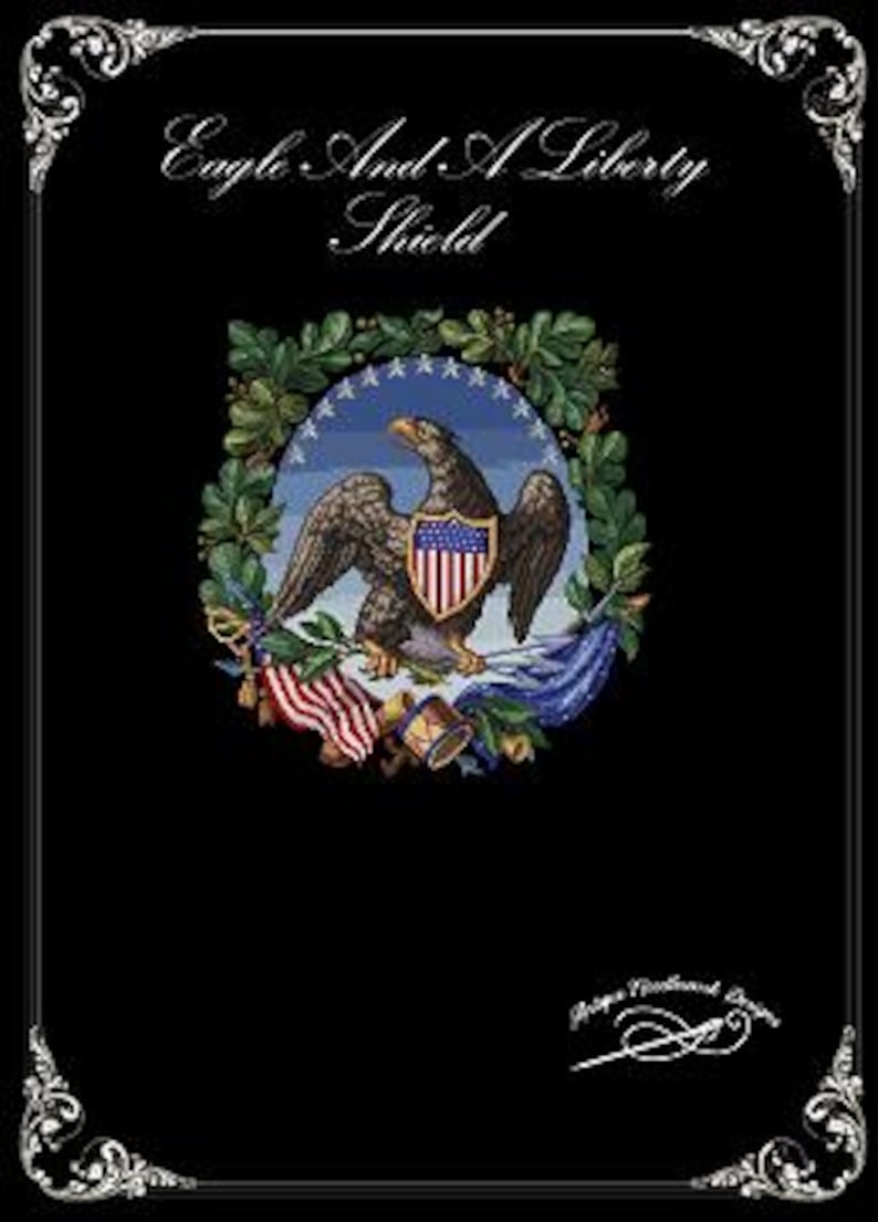 Eagle and A Liberty Shield - Etsy