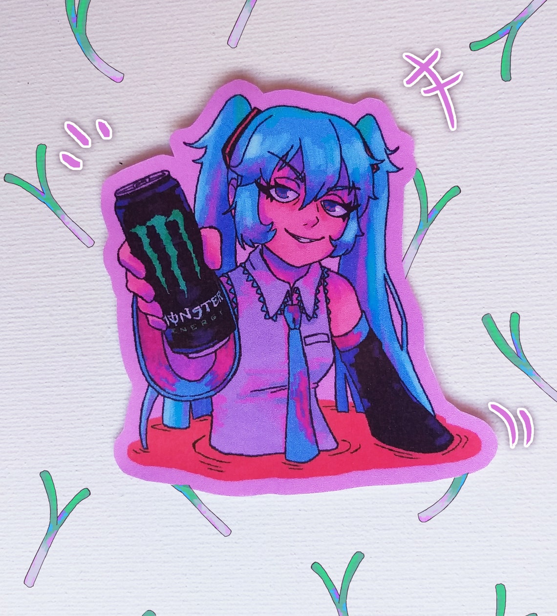 Hatsune Miku Stickers | Etsy