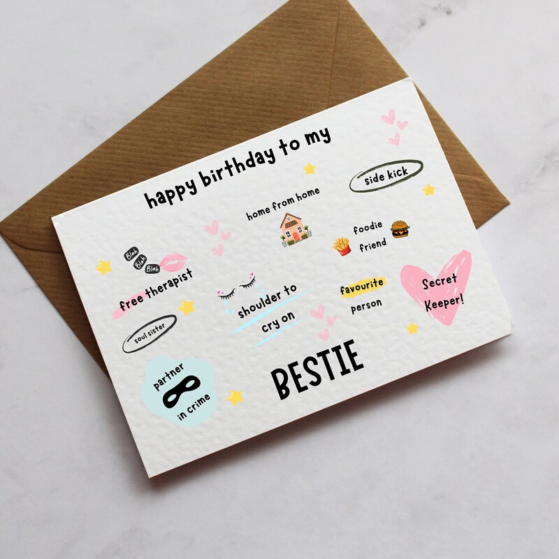 Best Friend Cards - Etsy