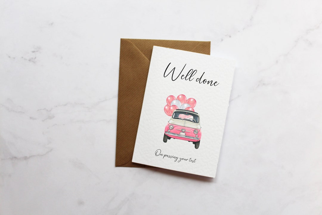 Well Done on Passing Your Driving Test Card | Card for Her ...